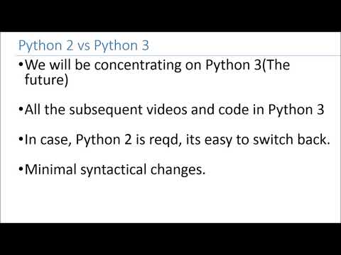 Python Tutorials 1 - Python 2 vs Python 3