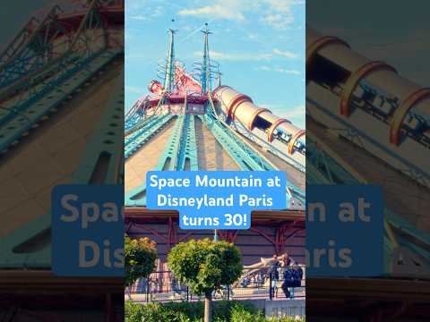 Disneyland Paris’ Space Mountain turns 30! #rollercoaster #themepark #disney #disneyland