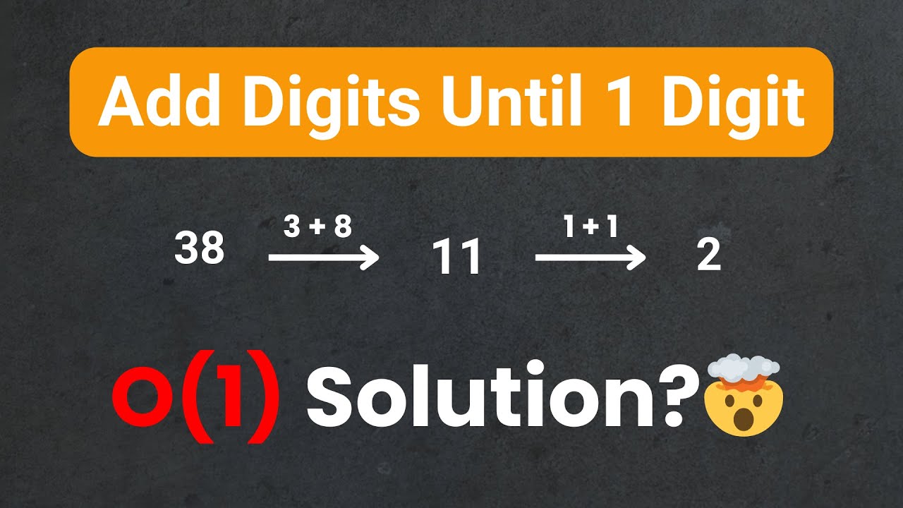 The Easiest Math Guide to Leetcode 258: Add Digits O(1) Python Solution Explained!