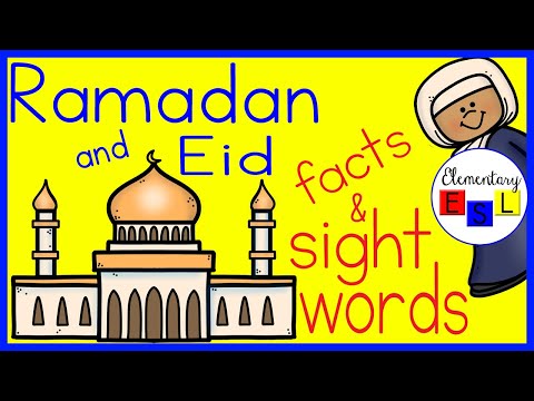 Learn About Ramadan & Eid al-Fitr AND practice sight words! Ramadan & Eid facts for kids