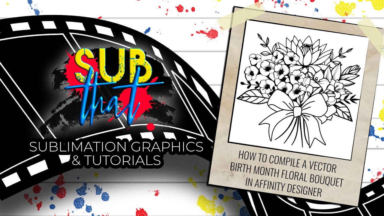 How to Compile a Vector Birth Floral Month Bouquet