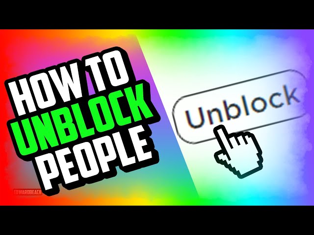 How do you block and unblock someone on Roblox