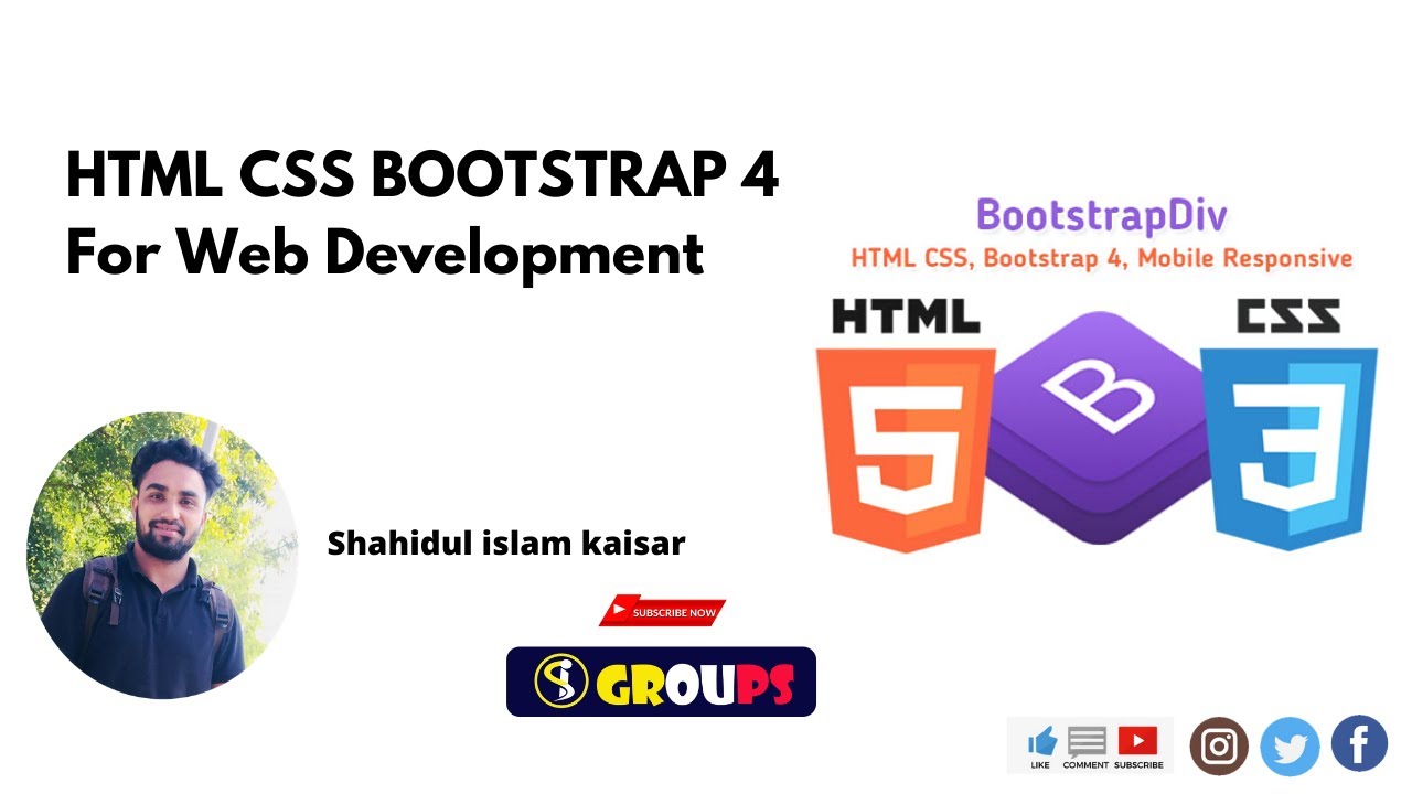 1 2 HTML Attributes HTML5, CSS3 & Bootstrap 4 For Web Development  SI Groups