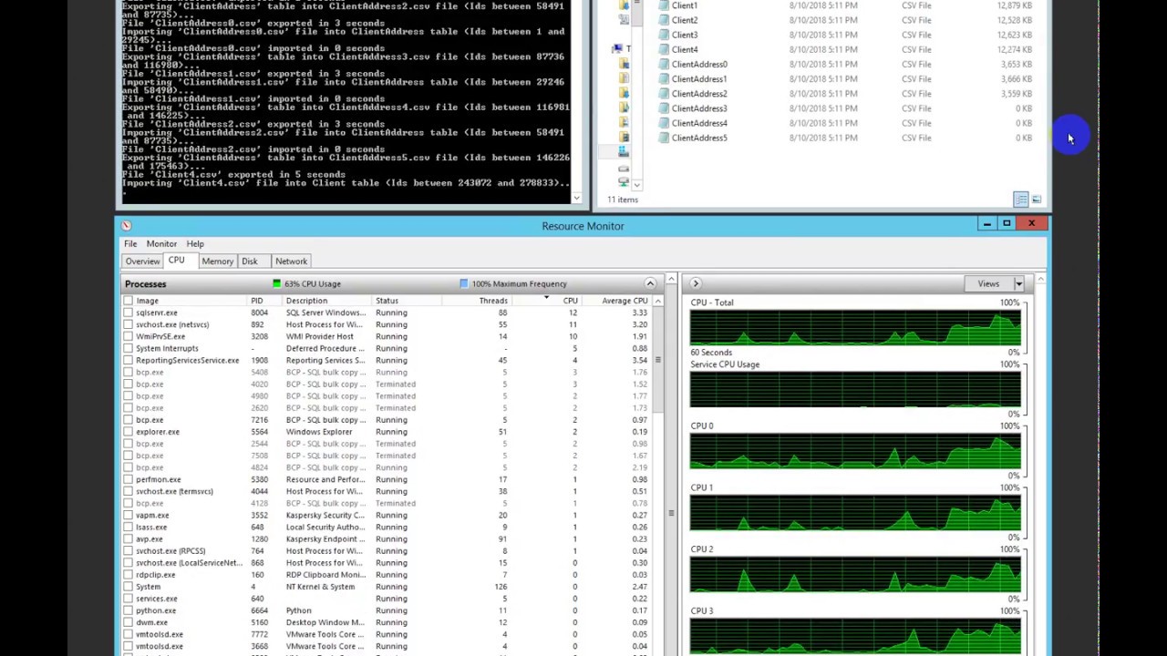 Concurrent Python BCP Data Extraction and Import into SQL Server Database