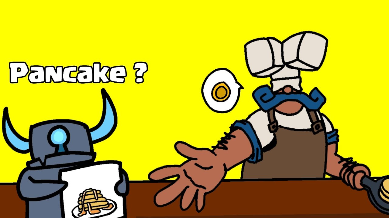 Mini P.E.K.K.A buys a Pancake 🥞 | Clash Royale 