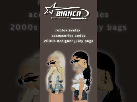 roblox avatar y2k bag codes/id #roblox #robloxavatar #robloxcodes #robloxoutfits #robloxoutfitcodes