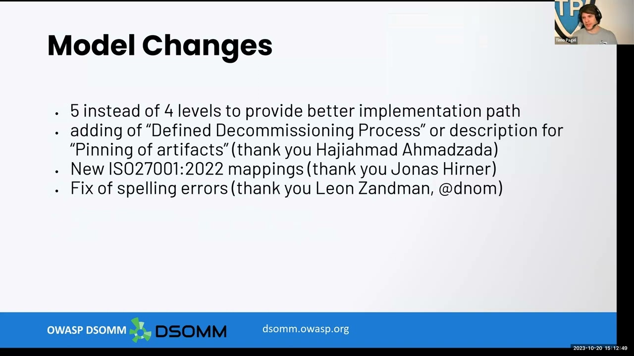 DevSecOps Maturity Model Updates