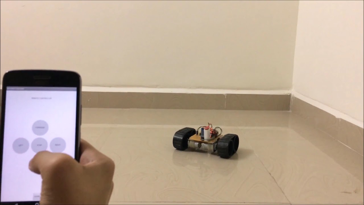 Arduino DriveBot | Smartphone [Android App] Controlled Robot | Bluetooth Remote Control