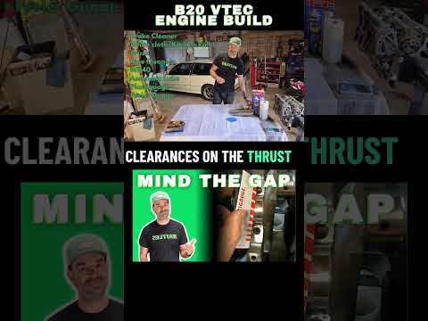 B20 VTEC | Installing The Crankshaft: Bearing Clearances Explained