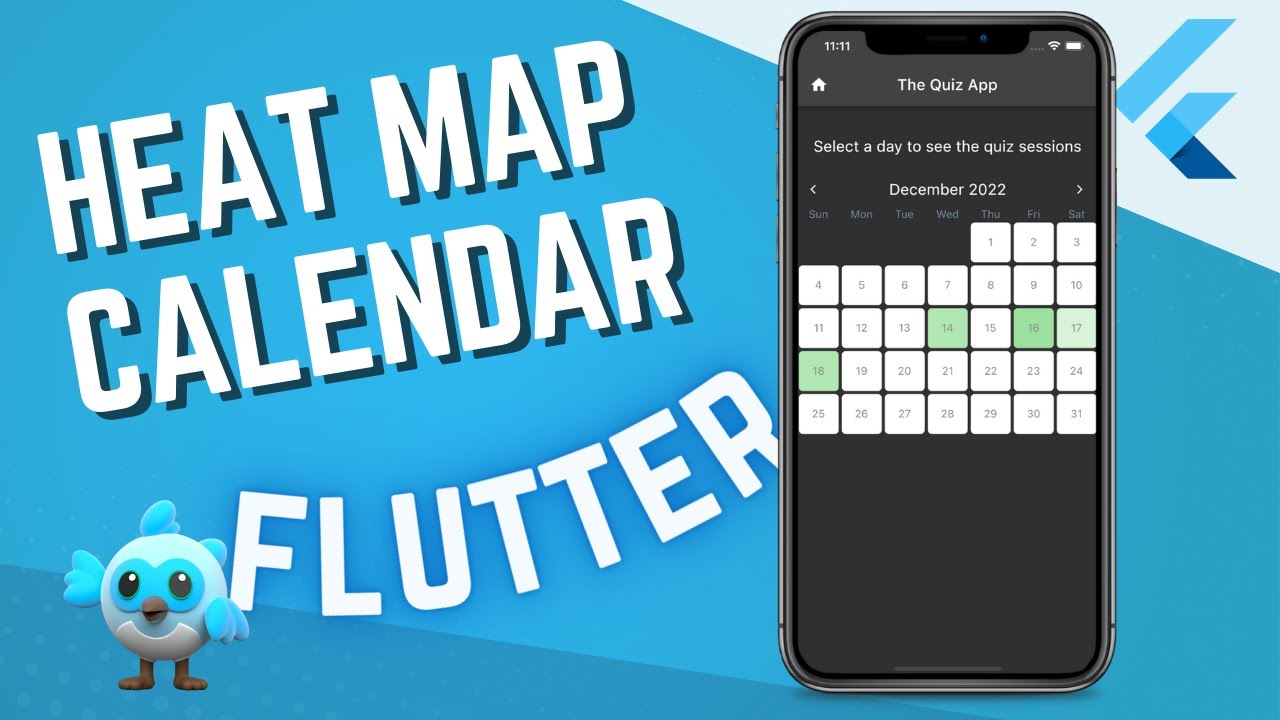 Part 03: How to add Heat Map Calendar to your Flutter App #flutter #tutorial