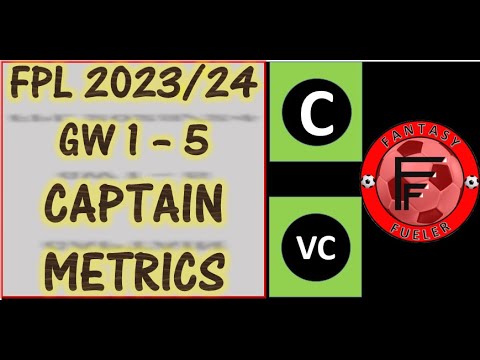 FPL CAPTAIN PICKS 2023/24 SEASON l FANTASY PREMIER LEAGUE