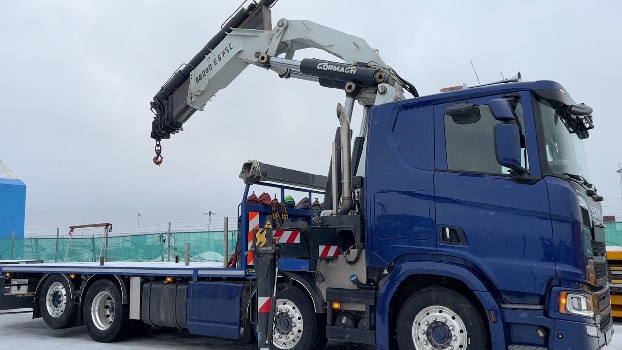 Kranbil Scania R650B8X2*6NB, Upplands Väsby, Klaravik auktio