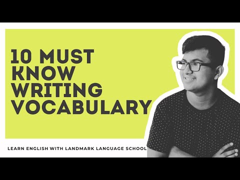 10 must know writing Vocabulary Before exam...