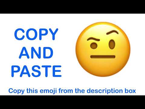 Face with Raised Eyebrow EMOJI ( APPLE ) - COPY and PASTE EMOJIS 🤨