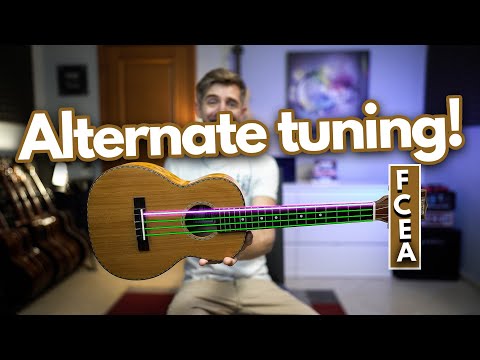 Beautiful ALTERNATE TUNING on Tenor UKULELE!