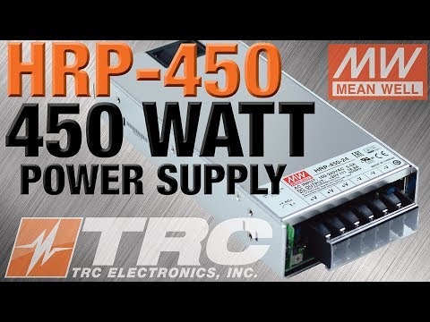 MEAN WELL HRP-450 PFC Power Supply | 450 Watts Power Supply | HRP-450-24, HRP-450-12, HRP-450-48
