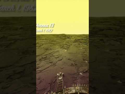 Venus - The soil of Venus photographed by Venera 13 (USSR) On March 1, 1982 #shorts