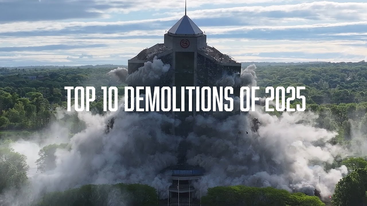 TOP 10 DEMOLITIONS OF 2025 | Controlled Demolition Inc