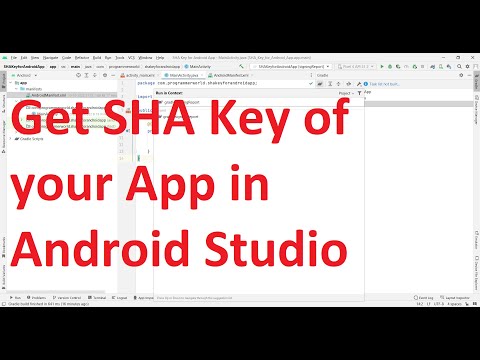 How to get SHA (SHA1/ SHA256) keys for your App in Android Studio? – programmerworld