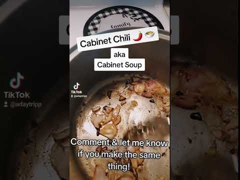 Cabinet Chili #recipe #easy #cheap #chili #soup #stew #fall #cooking #budget