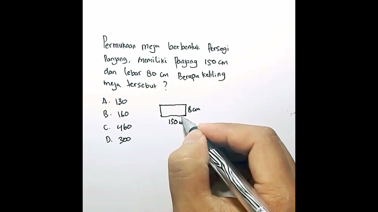 Contoh soal cerita materi bangun datar