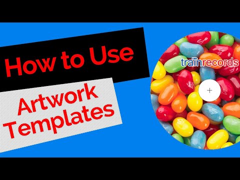 CD Duplication - How To Use Artwork Templates - Train Records