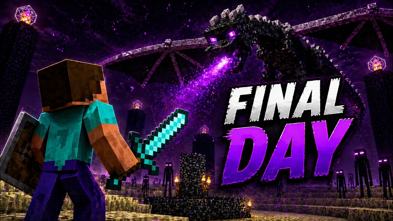 Can a Noob Beat Minecraft? (Final Day)