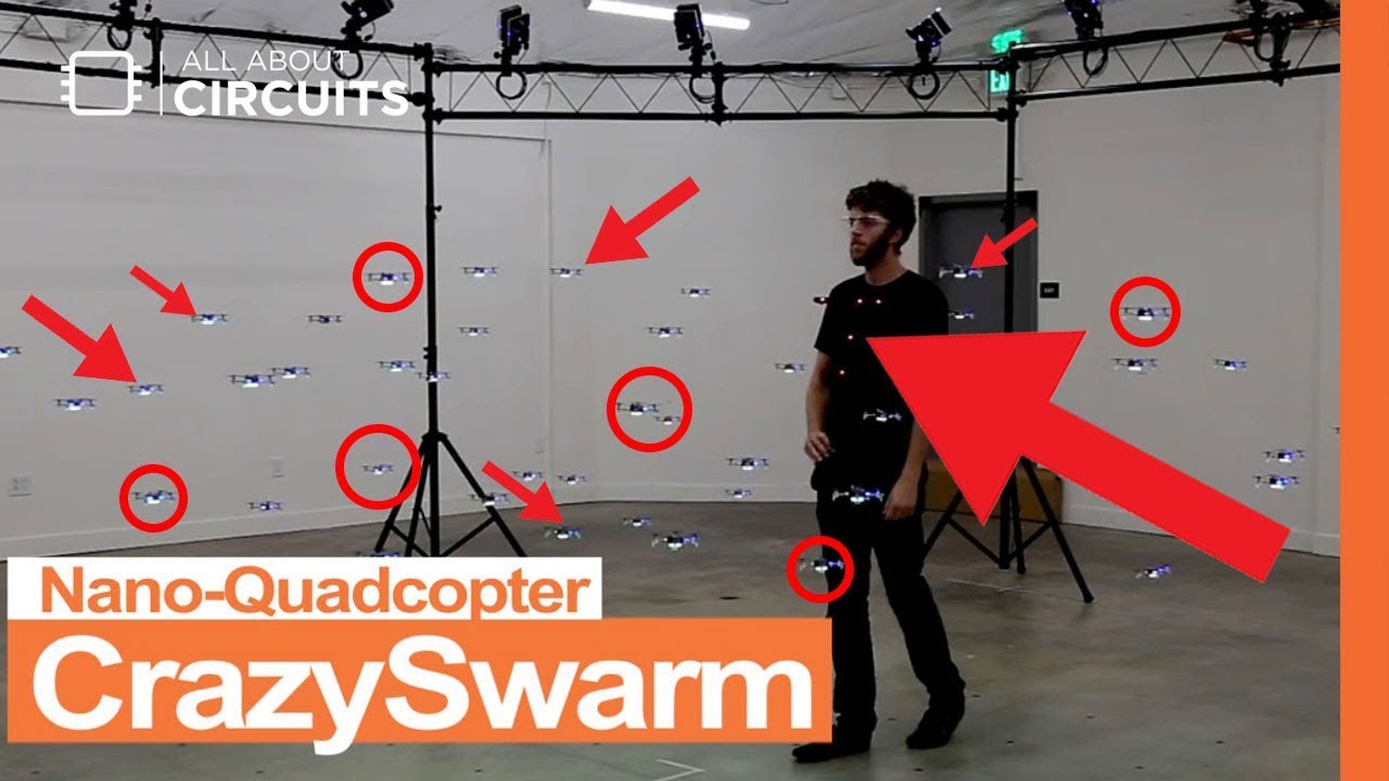 Nano-Quadcopter Drone Swarm