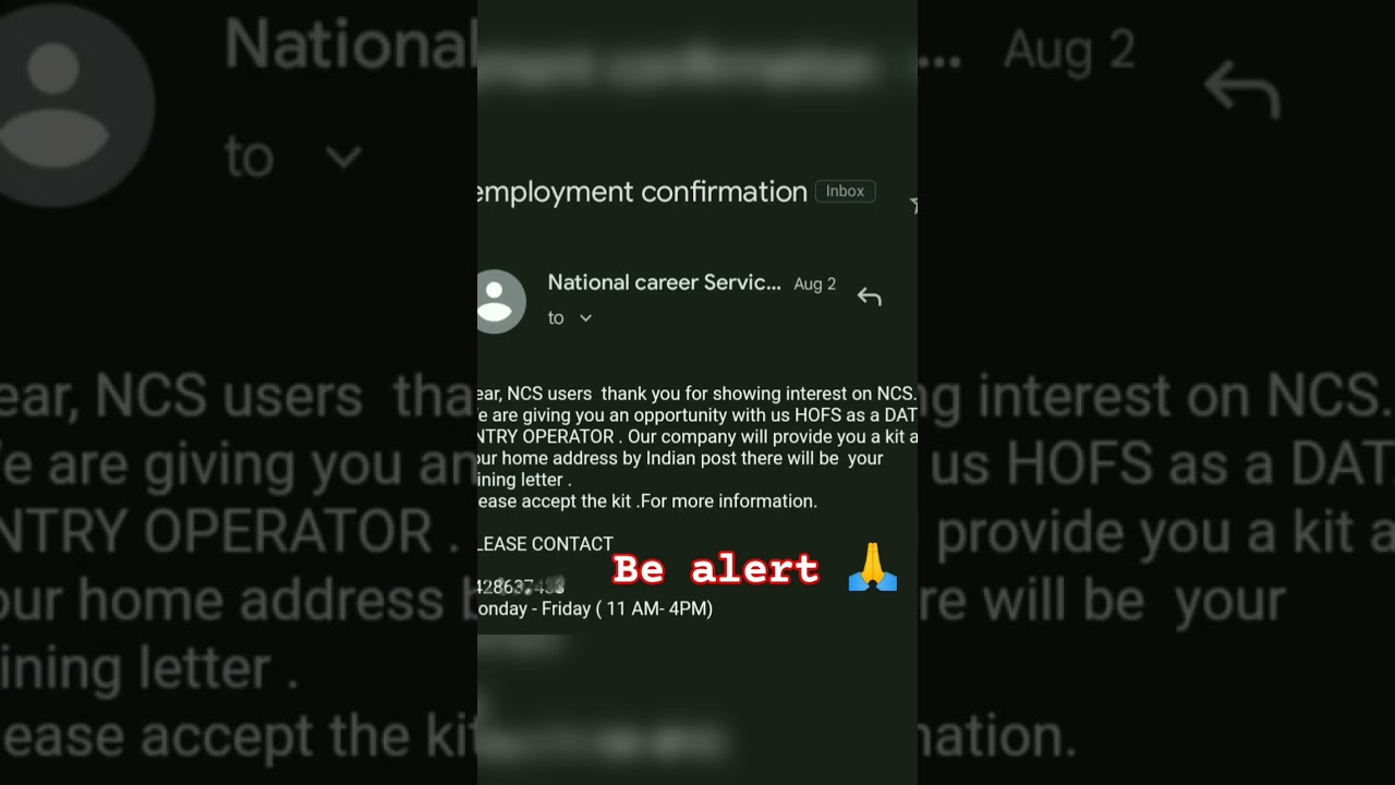 fake notification from NCS 📌BE ALERT #shots #shortvideo #viral #trending #fakenews