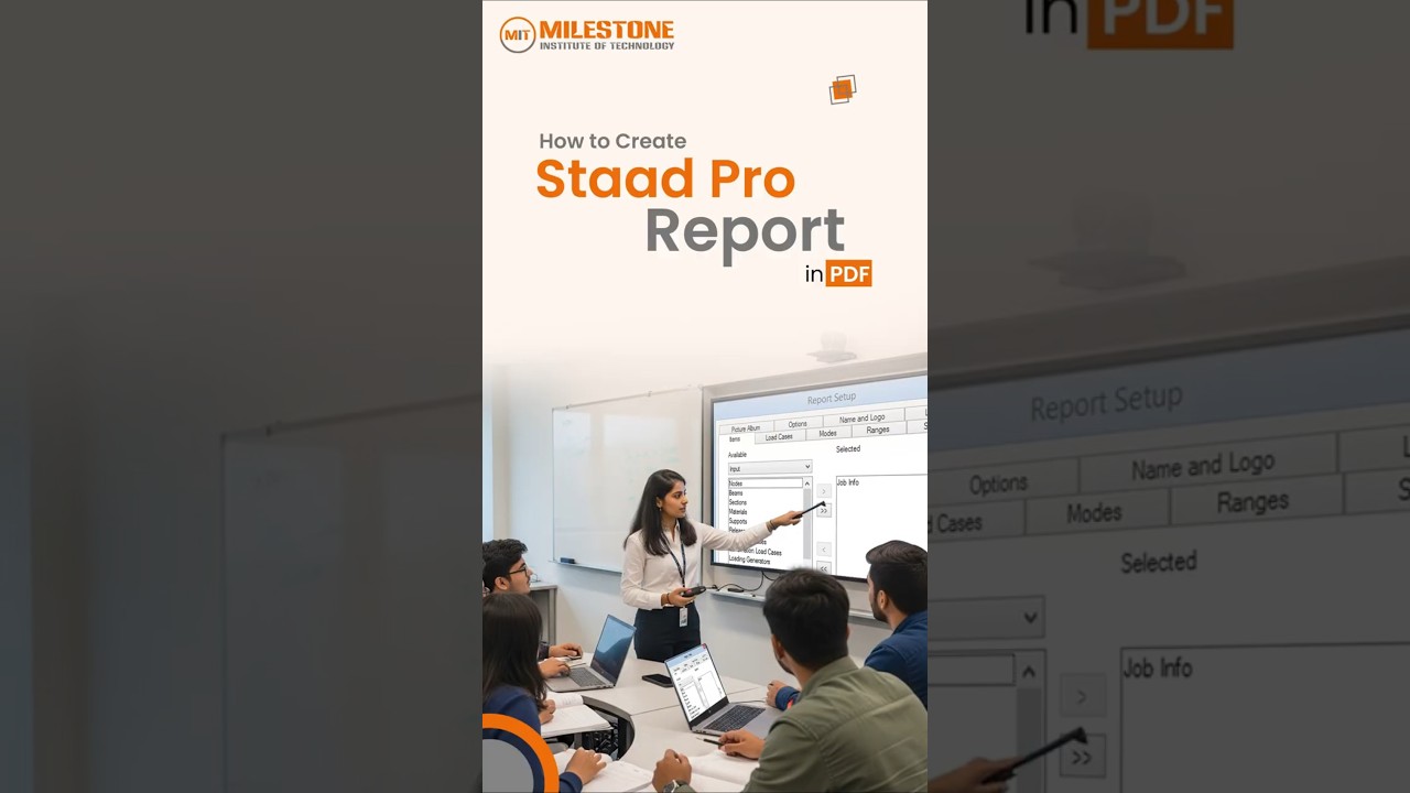Create STAAD Pro Report in PDF in Just 60 Seconds!