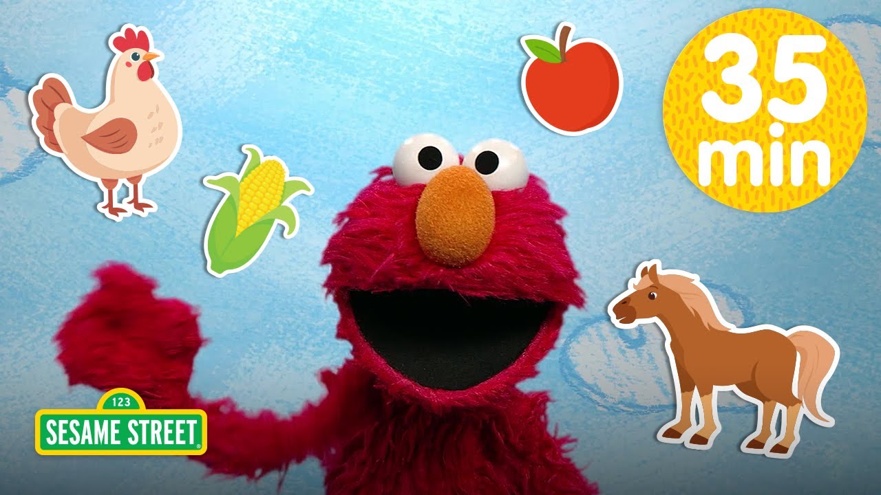 Elmo's World: Learn about the Farm! | Sesame Street Compilation