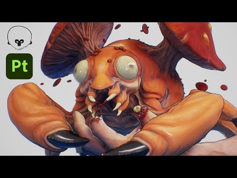 How to Make  HAND PAINTED POKEMON in Substance Painter | Tutorial