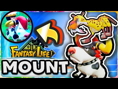 How I Mounted Taurus and Forest Panther in Fantasy Life i — Easiest Spawns Rare Drop Location