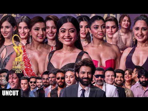 UNEDITED : Zee Cine Awards 2025 | Star-studded | Rashmika Mandanna, Kartik Aaryan, Kriti Sanon