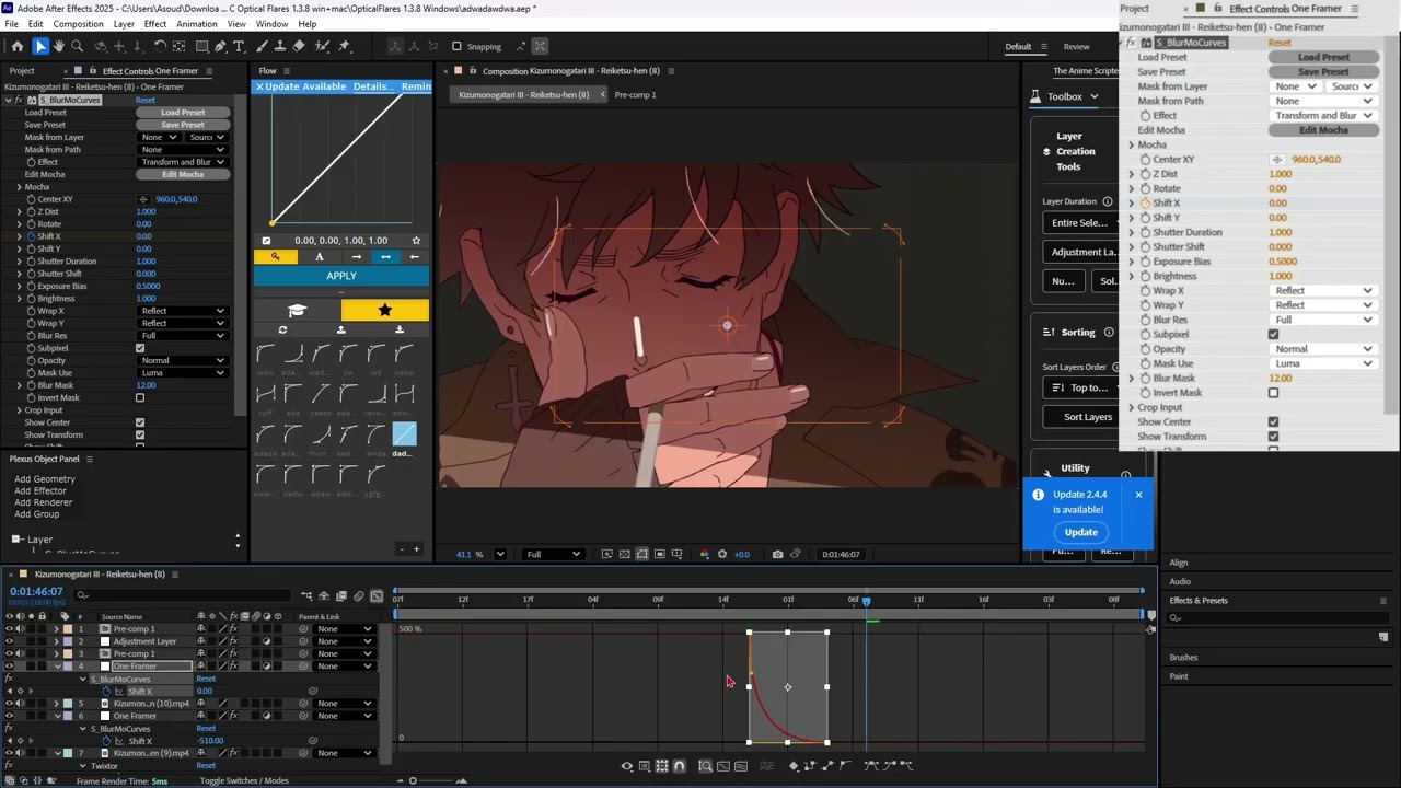 hyperslide transition tutorial (after effects)