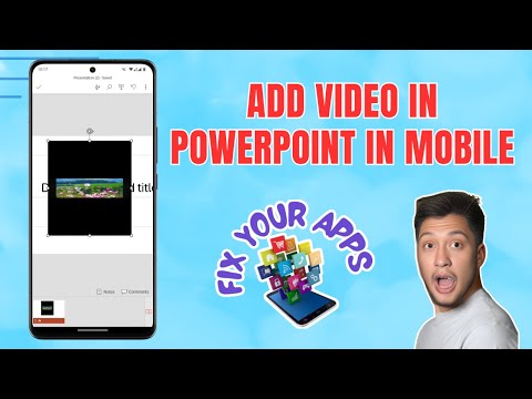 How to Add Video in PowerPoint in Mobile | Full Tutorial