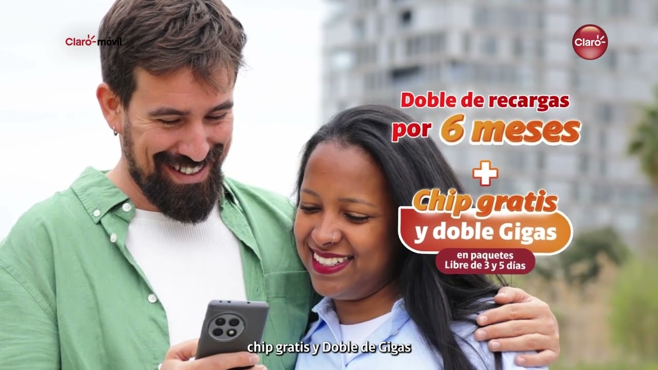 Claro RD - Cámbiate a Claro Prepago y recibe hasta 60 GB de Internet + Chip Gratis