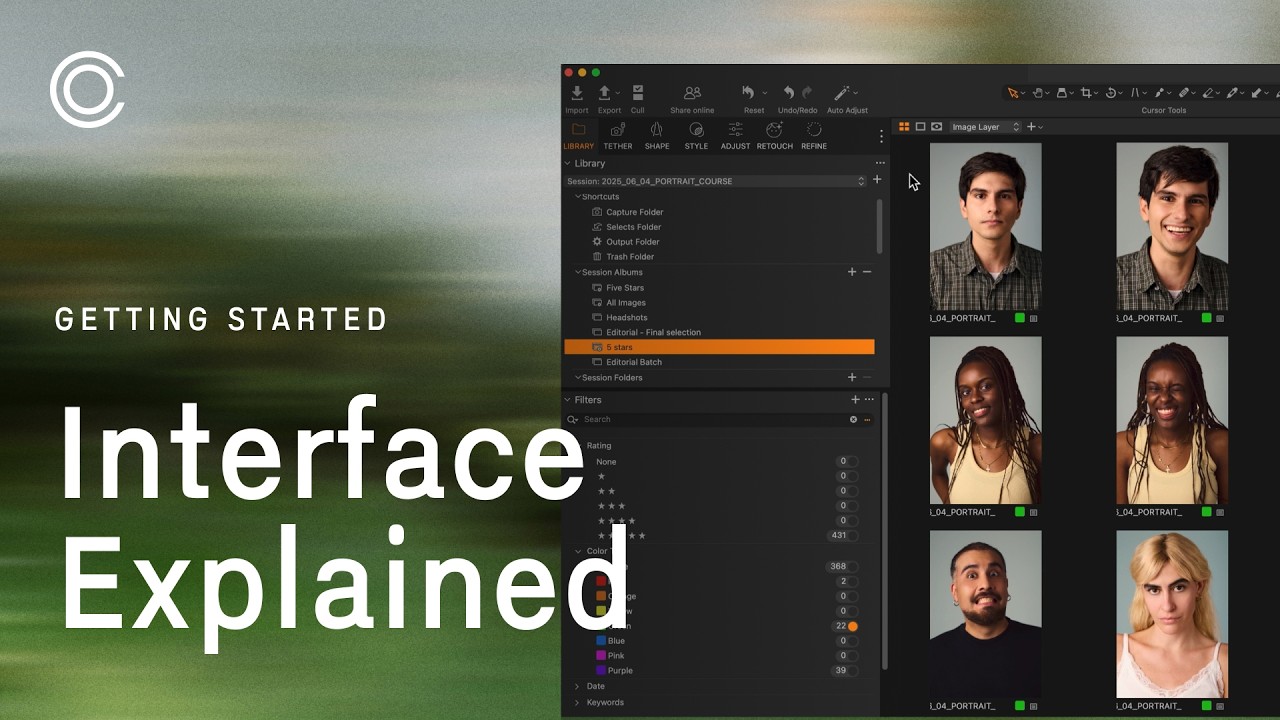 Capture One Interface Explained | Getting Started | Tutorial