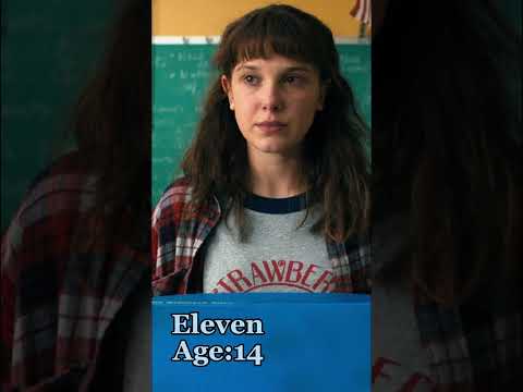 Stranger things cast age in real life part 1 #gatenmatarazzo #milliebobbybrown #joekeery