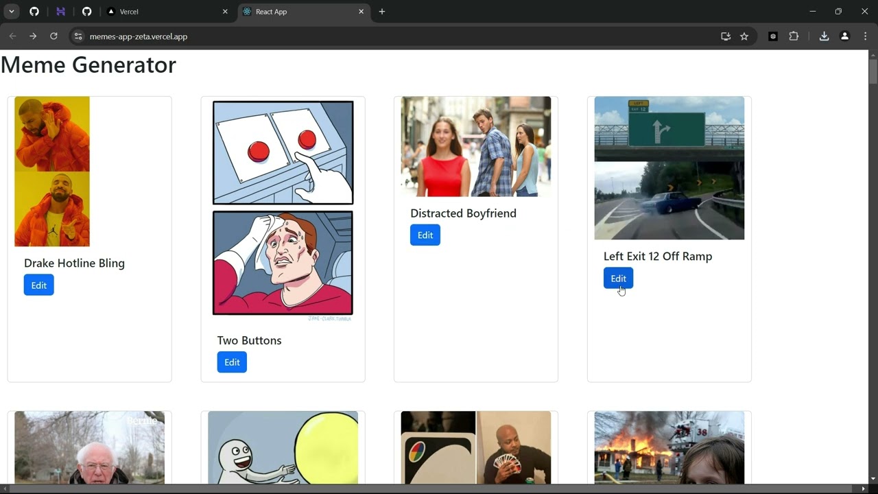 meme generator website using api meme