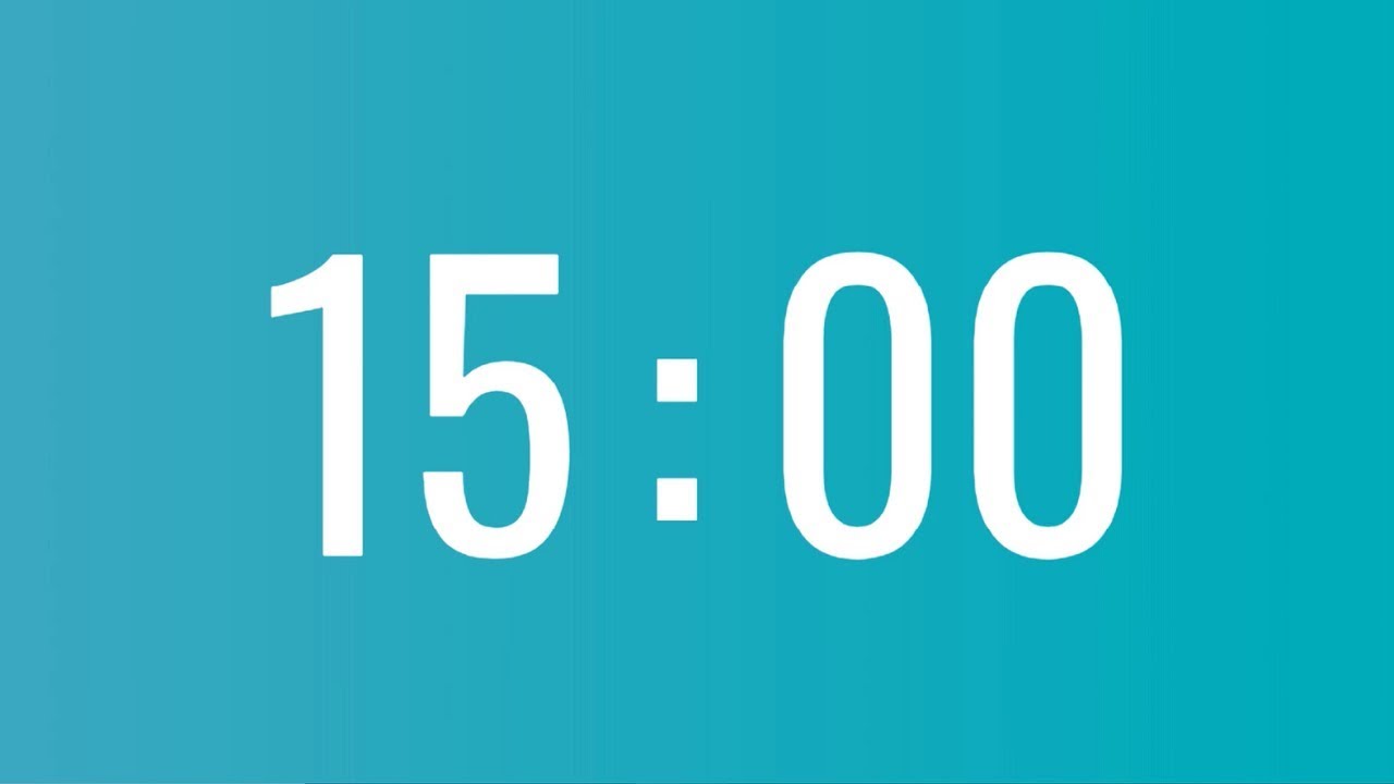 15 Minute Timer For Coding Challenges