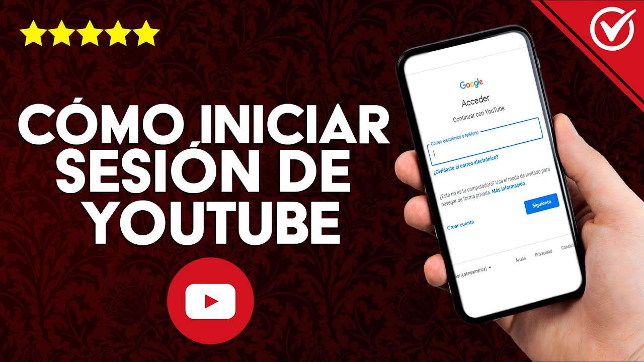 Cómo Crear una Cuenta, Registrarse o Iniciar Sesión de YouTube Fácilmente