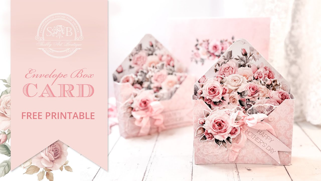 Envelope Box Card for Mother's Day & Birthdays