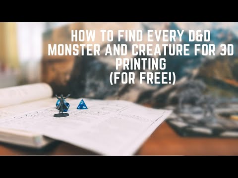 How to Find Every D&D Monster and Creature for 3D Printing (for FREE!)
