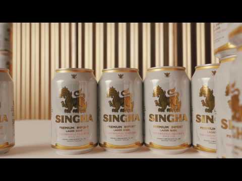 Thailand's iconic Singha Beer can launches in the UK