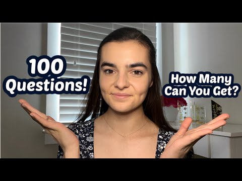 ASMR Whispering 100 History and Geography Trivia Questions