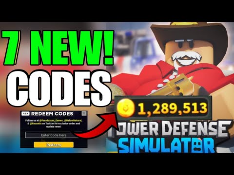 🔥JULY! CODES🔥TOWER DEFENSE SIMULATOR ROBLOX CODES 2024 - TDS CODES 2024-TOWER DEFENSE CODES 2024