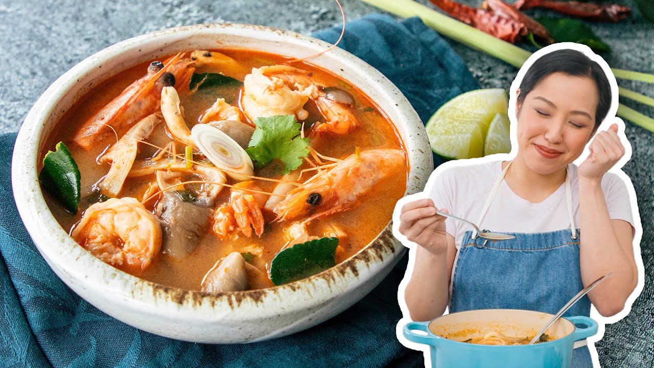 Authentic Thai Tom Yum Goong