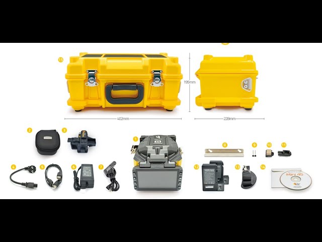 Fusion splicer splicing machine core to core single fiber - Swift k11 ...