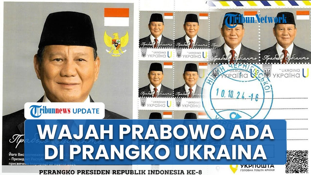 Ukraina Rilis Prangko Spesial Bergambar Prabowo, KBRI Kyiv ...